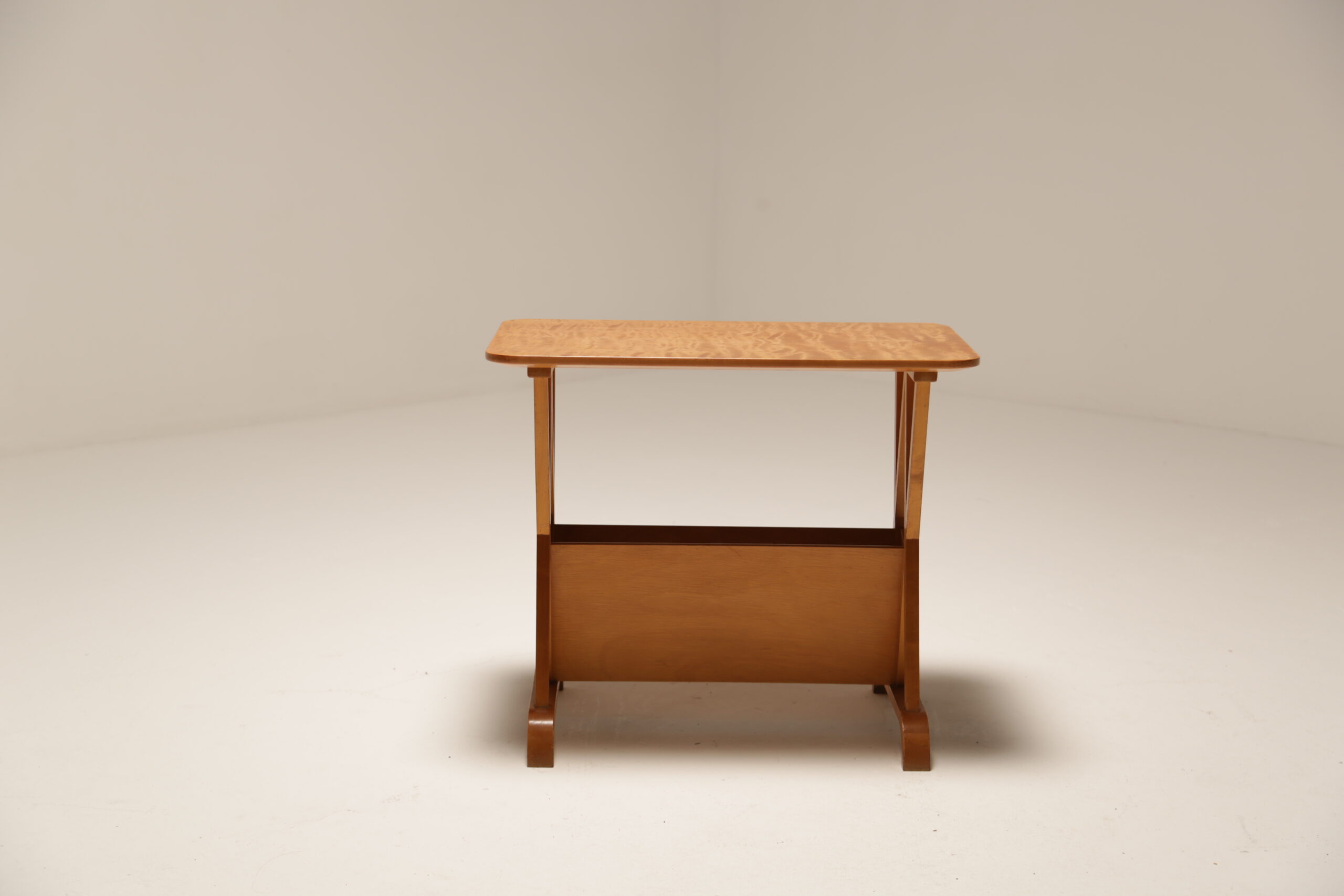 Vintage Beech Wood Magazine Table | The Vintage Hub